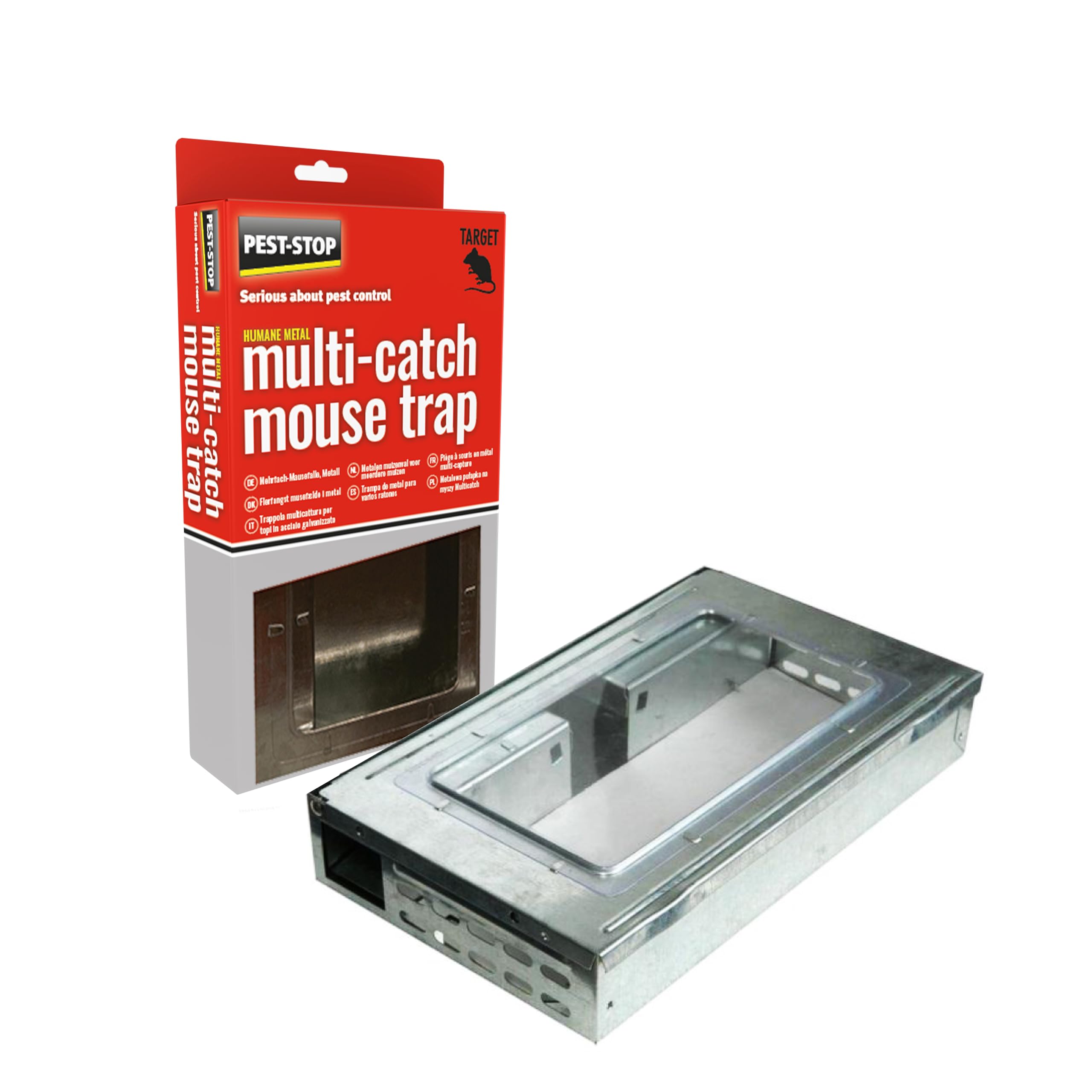 Pest-Stop Multi Catch Metal Mouse Trap - Strongest Traps for Indoors ...