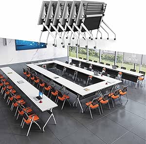 Amazon.com: Mobile Conference Table,Folding Conference Room Tables ...