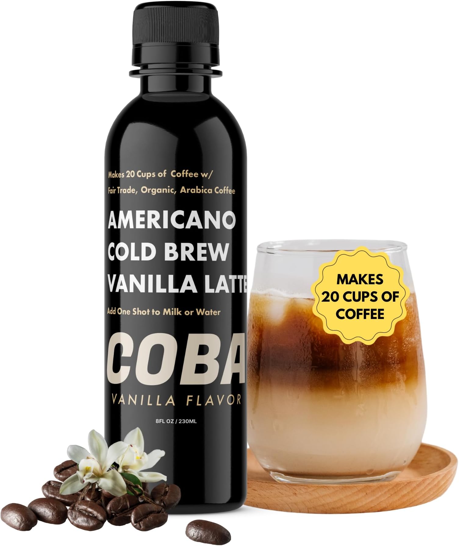 Amazon.com: Coffee to the Moo Nitro Cold Brew Coffee Concentrate, Mix ...