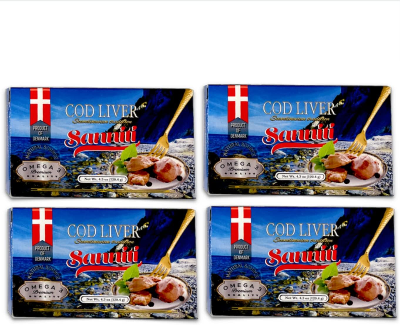 Amazon.com: Threeline Icelandic Natural Cod Liver in Own Oil 121g / 4.3 ...