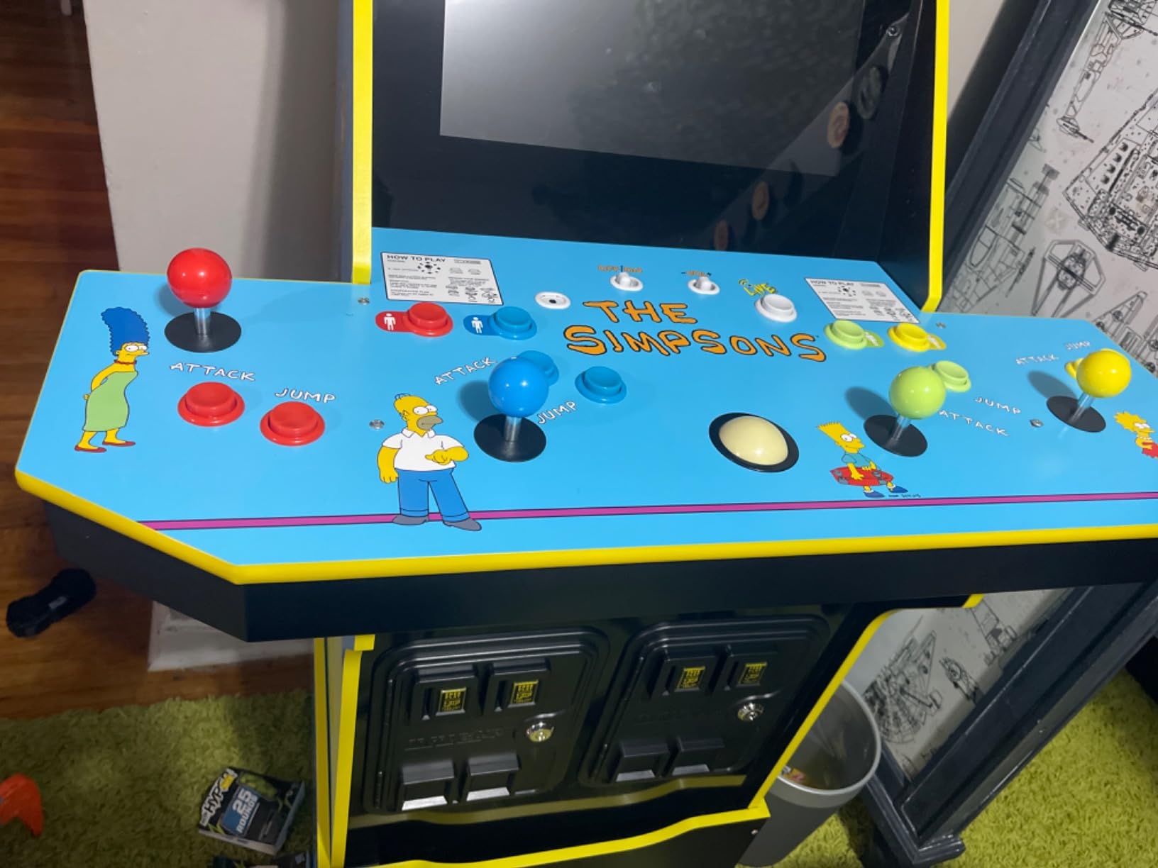 $34/mo - Finance Arcade1Up The Simpsons Arcade Machine, 4-Foot — 4 ...