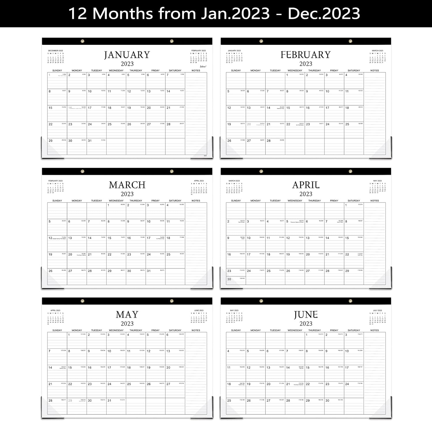 Buy 2023 Desk Calendar 12 Months Large Desk Calendar From Jan 2023 buy-2023-desk-calendar-12-months-large-desk-calendar-from-jan-2023
