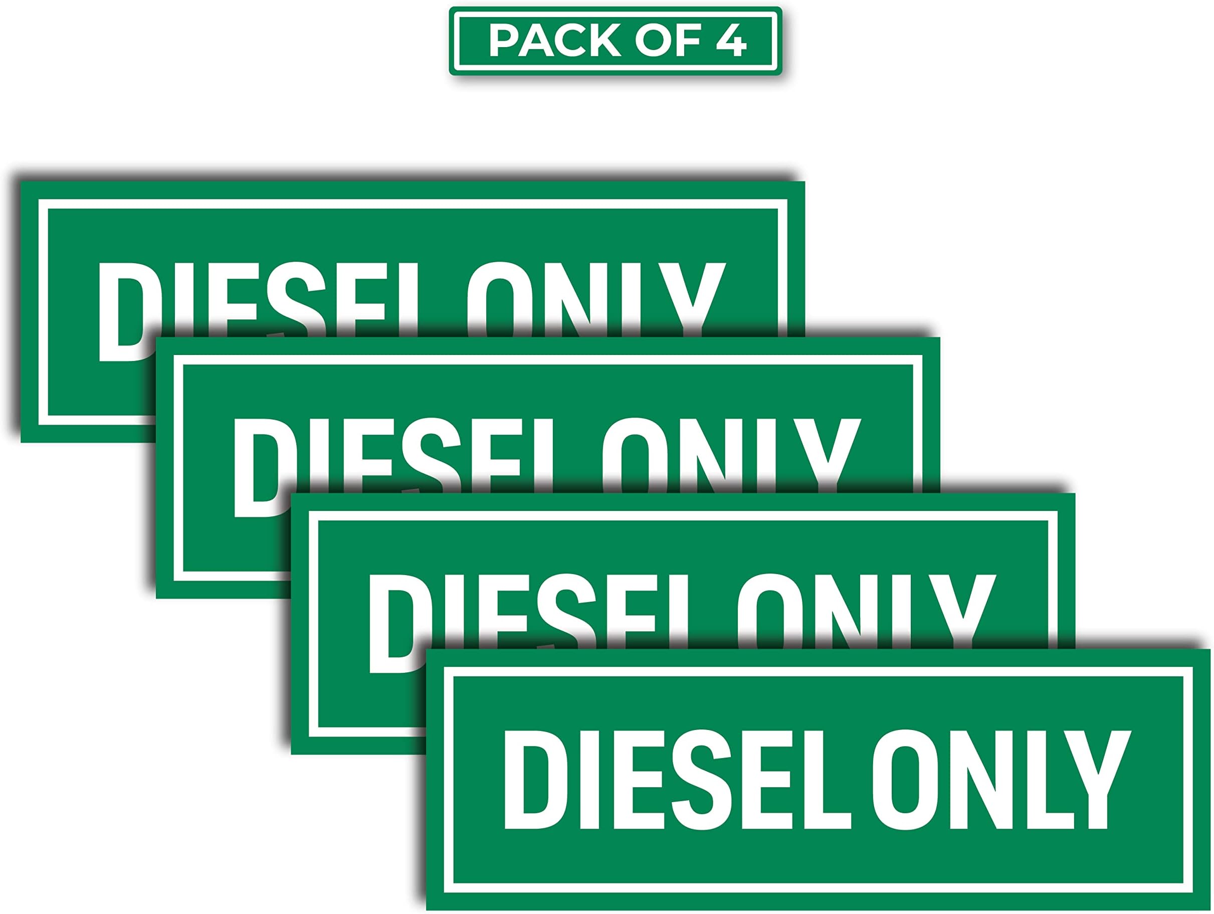 Amazon.com - 12 Pack DIESEL FUEL ONLY Decals / Labels / Markers ...