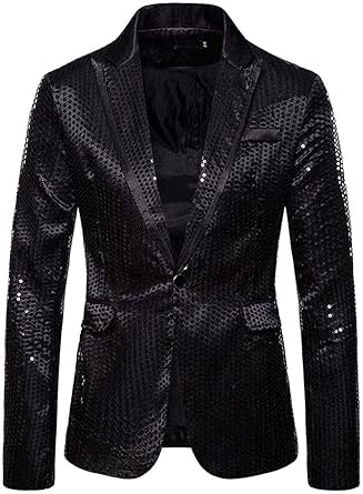 Men's Suits Men Jacket Party Wedding Tops Suit Business Solid Blouse ...