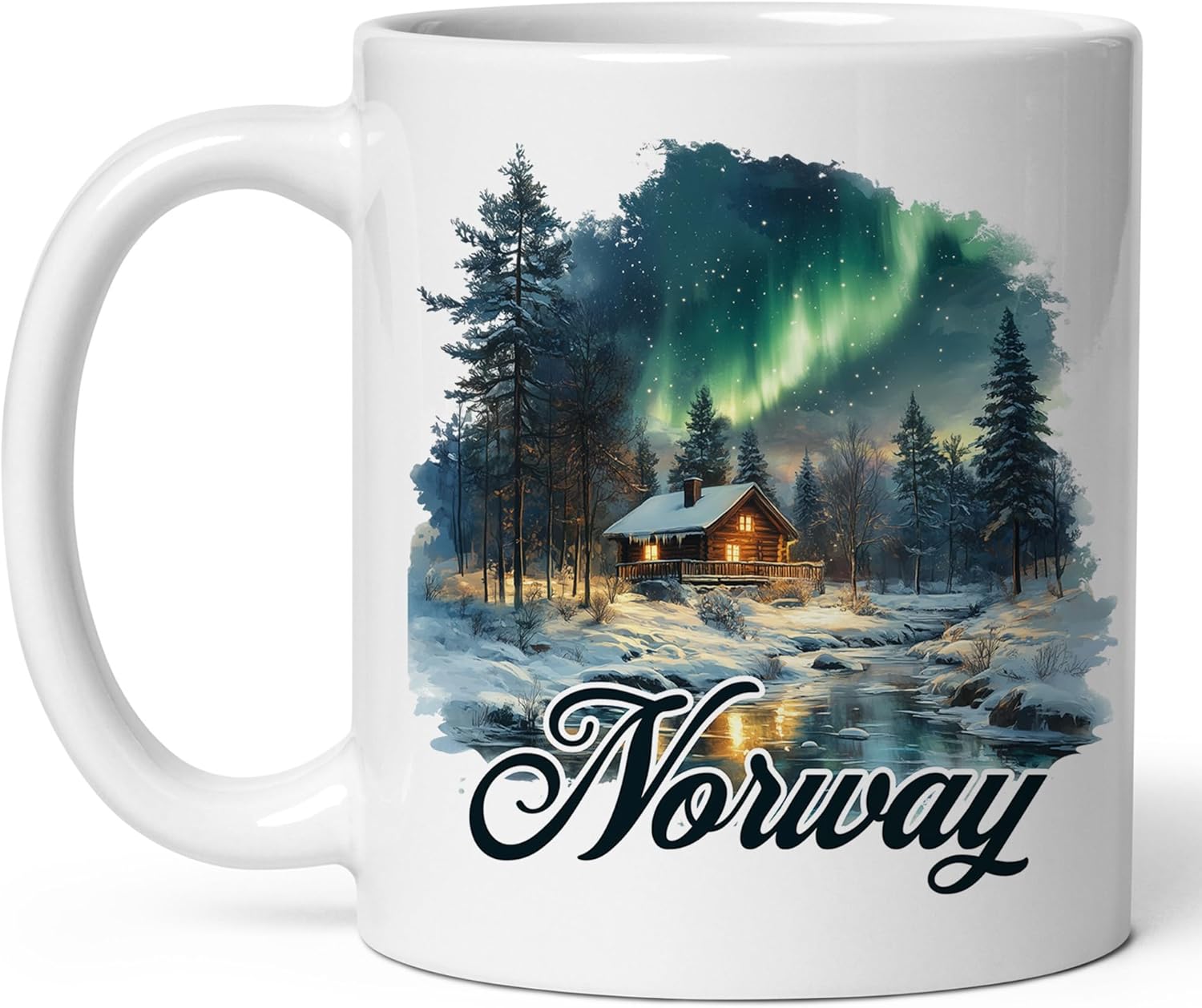 Amazon.com: Norway Ceramic Coffee Mug 11oz Europe Destination – Tea ...