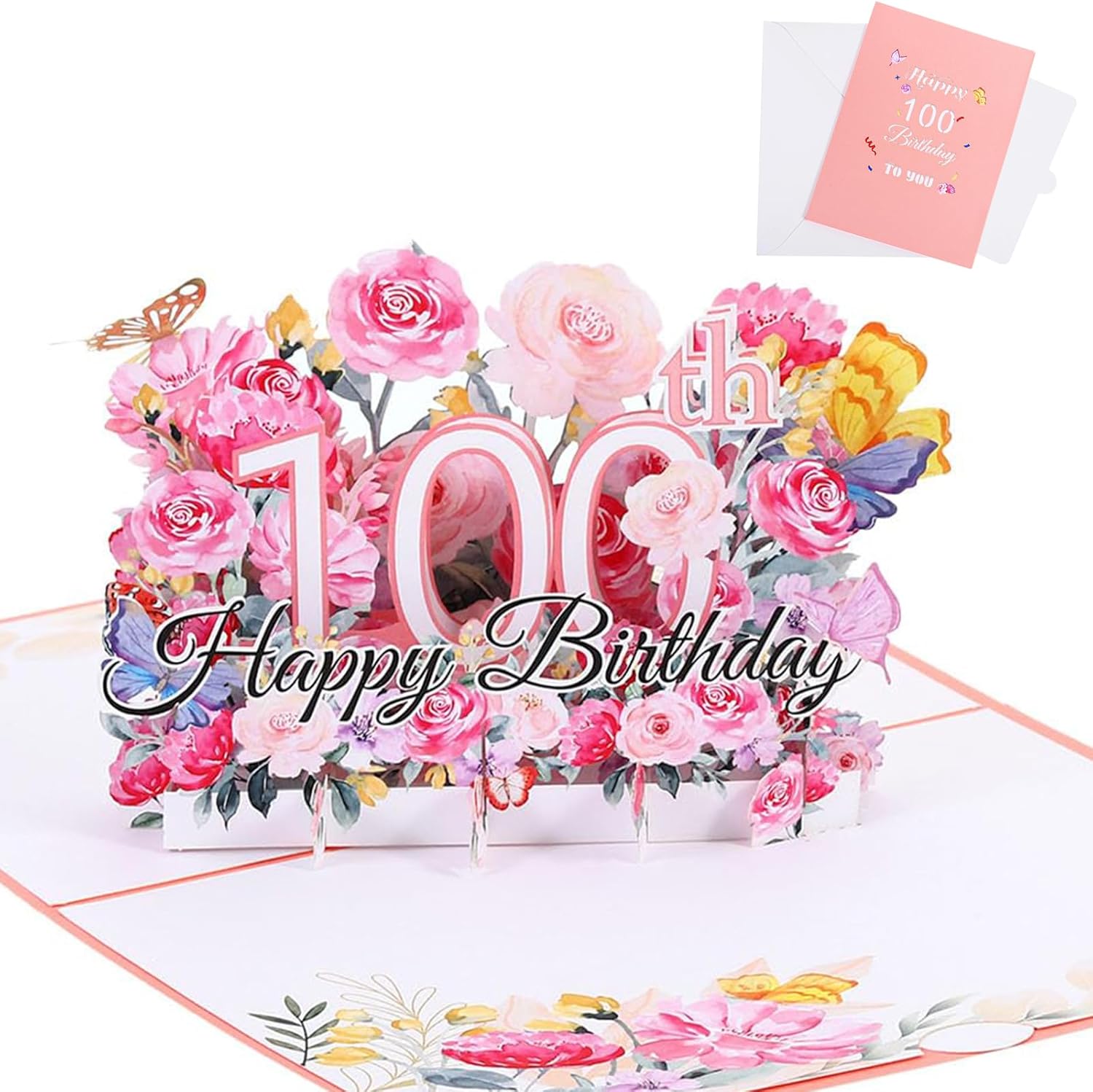 Amazon.com : 100th Birthday Card for Women, Happy 100th Birthday Card ...