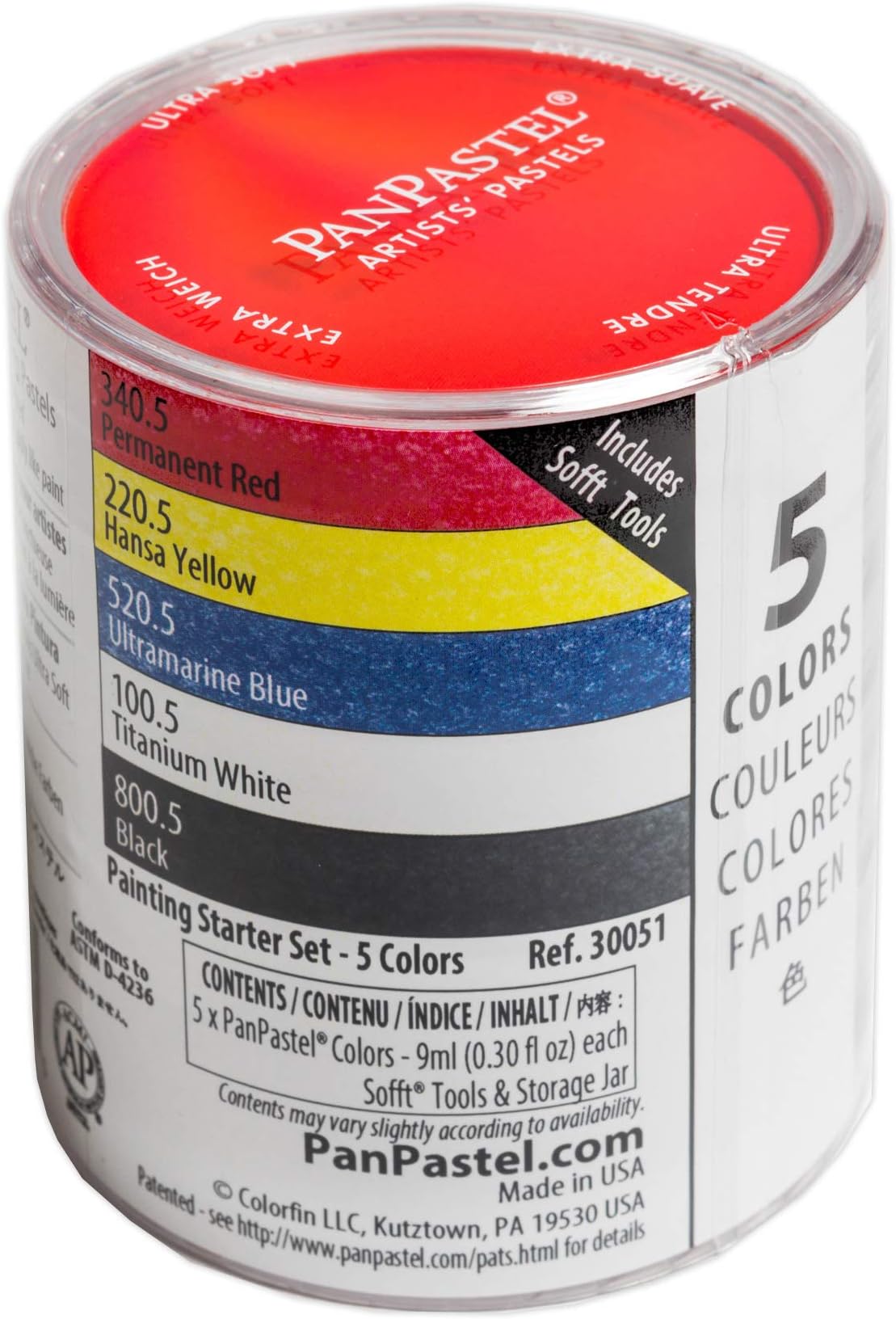 Amazon.com: PanPastel Artist Pastels by GOLDEN, Starter Painting Set, 5 ...