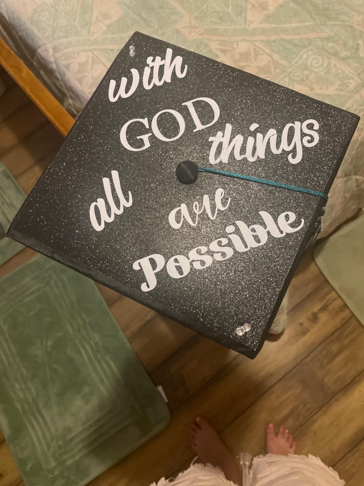 Amazon.com: Dunzoom 8 Pcs Graduation Cap Toppers Stickers 2024 ...