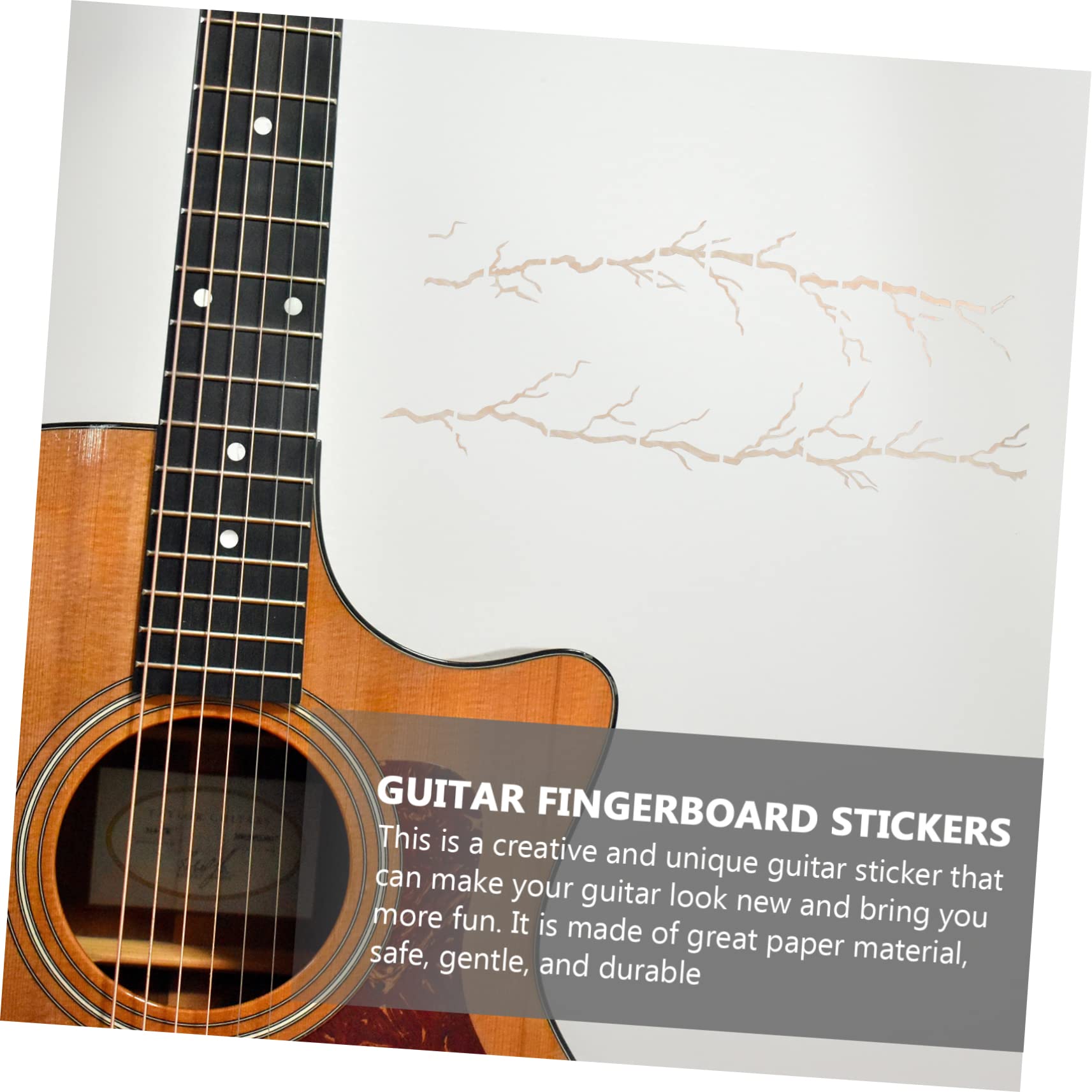 Snapklik.com : 1 Pc Guitar Fretboard Stickers Laptop Stickers Bass ...