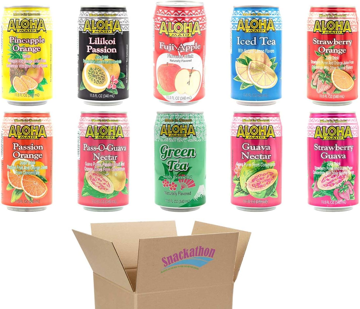 Amazon.com : Hawaiian Sun Drink, Luau Punch, 11.5-Ounce (Pack of 24 ...