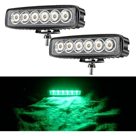 Amazon.com: Oznium Ultra Thin LED Light Bar - Green : Automotive