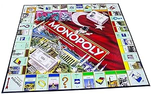 Hasbro Monopoly Emlak Ticareti Oyunu (Türkiye)(01610) : Hasbro: Amazon ...