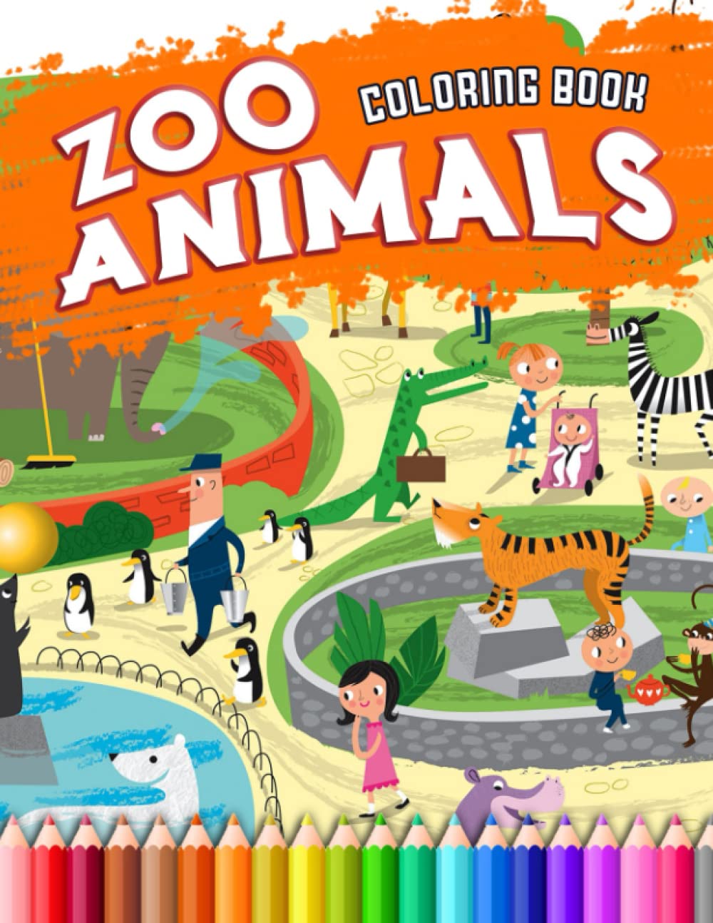 Zoo Scene Coloring Pages Wild Animals Coloring Pages The Teaching