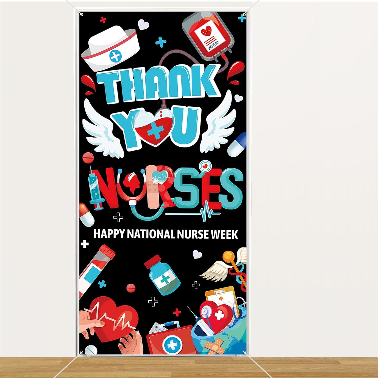 Amazon.com: HOWAF Thank You Nurses Door Cover for Nurse Appreciation ...