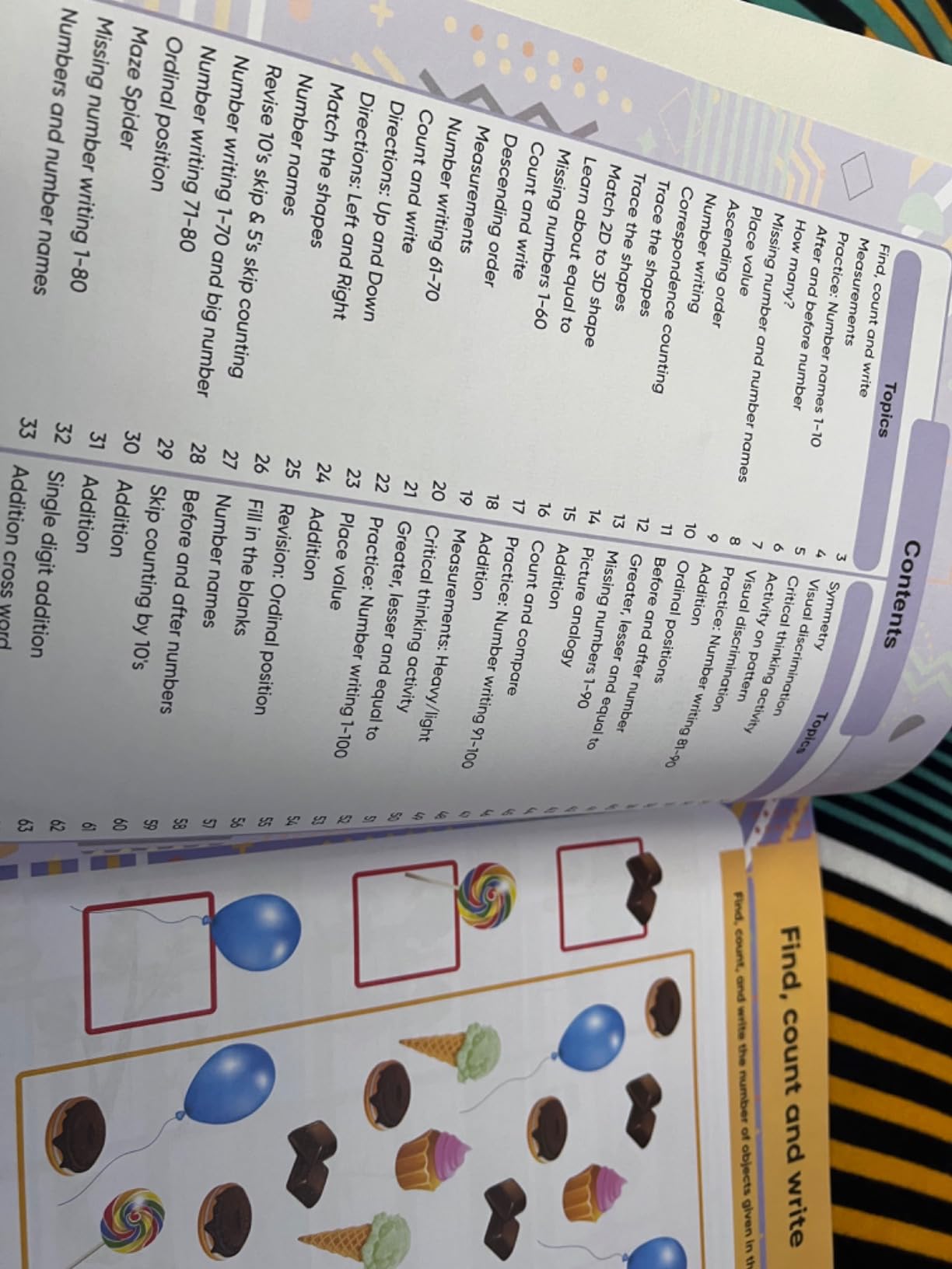 Buy Junior KG Maths Book Vol 2 - Kids Activity 4+ Years / CBSE LKG ...