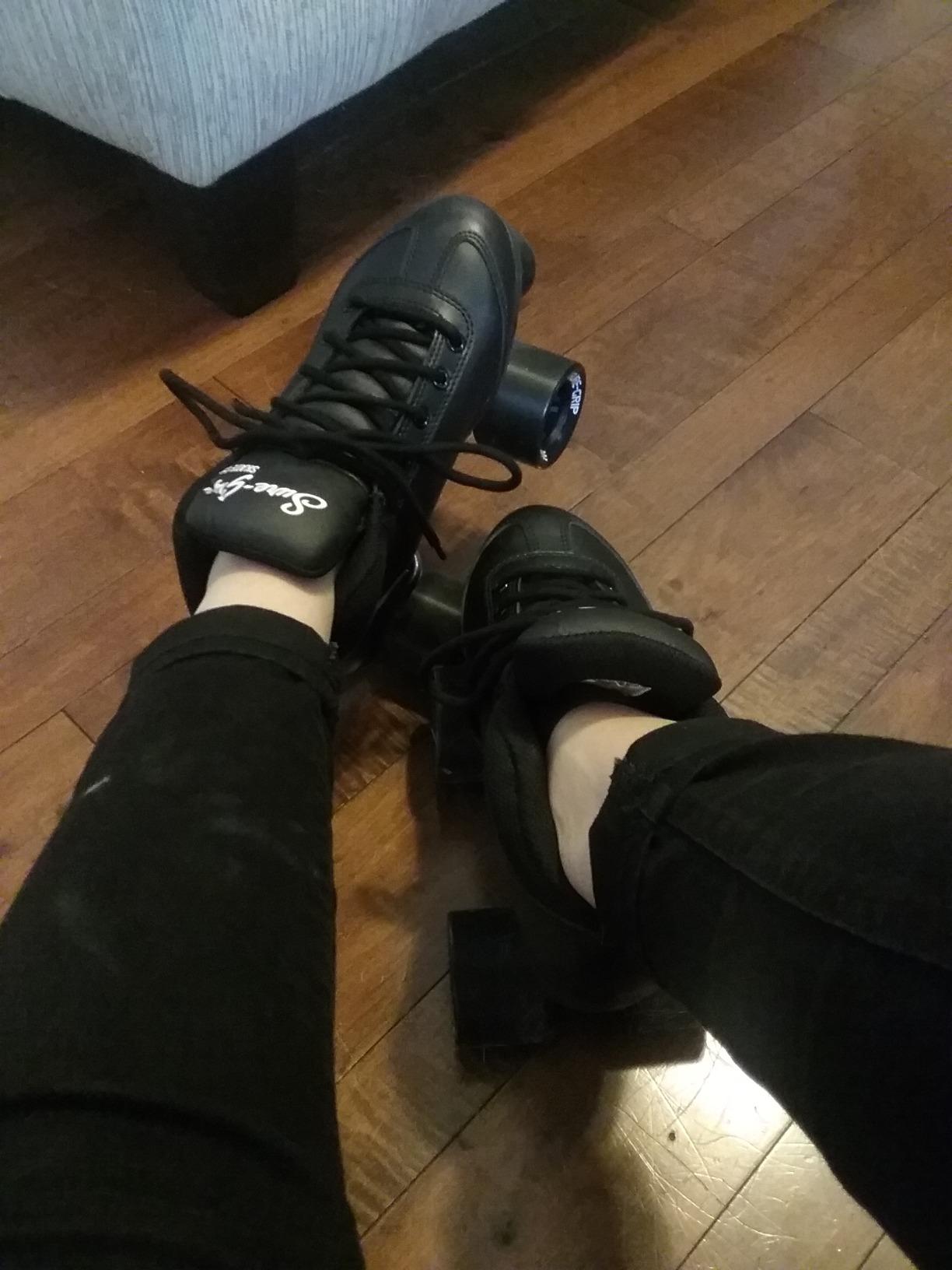 $23/mo - Finance Sure-Grip Cyclone Roller Skate Black | Buy Now, Pay Later