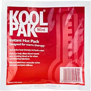 Koolpak Instant Hot Pack Mini - 15 x 15cm : Amazon.co.uk: Health ...