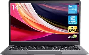 Amazon.com: BiTECOOL Windows 10 Pro Laptop, 14 inches HD Clear Display Pc Laptops, with Intel ...