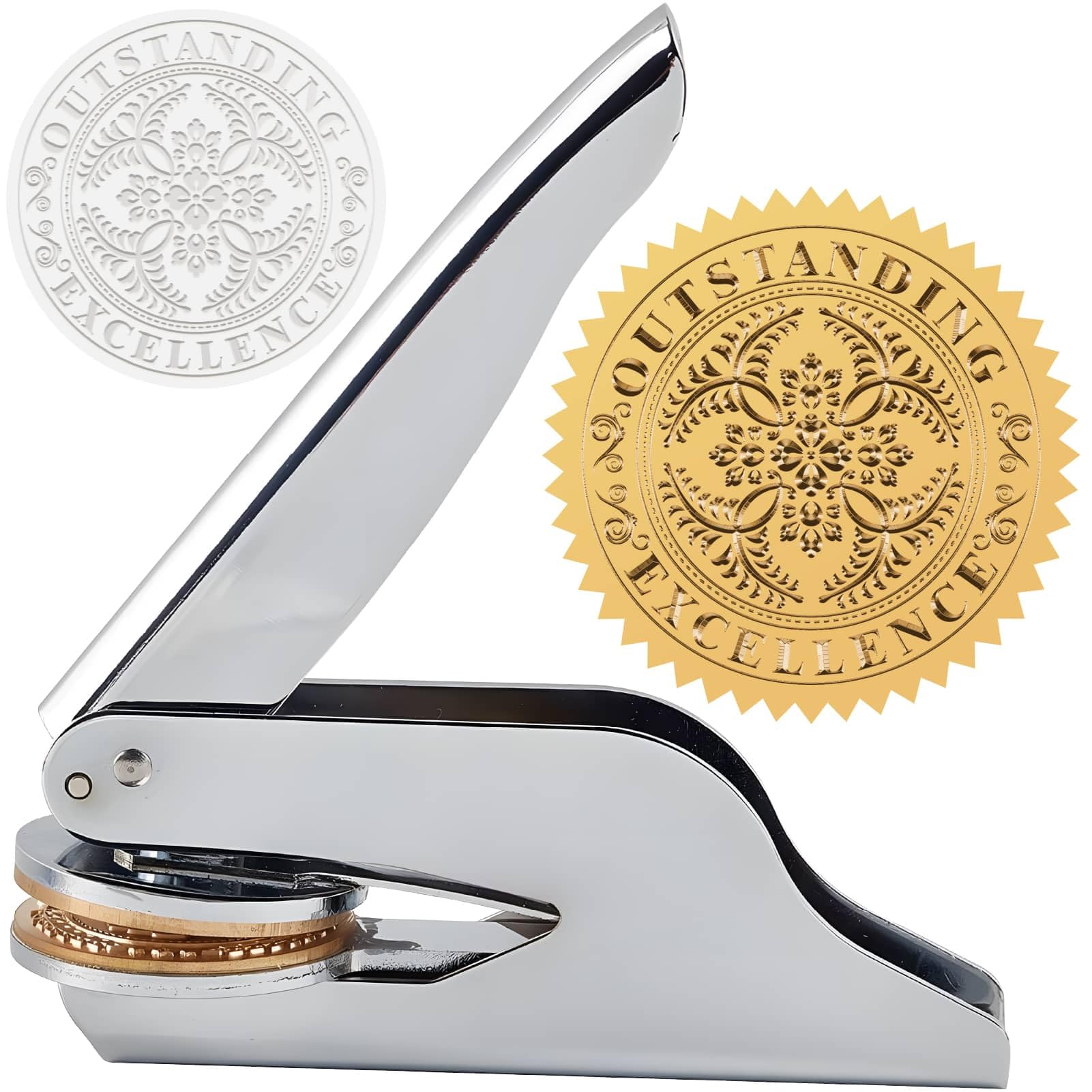 CRASPIRE Outstanding Embosser Stamp Library Custom 1.6in Non Stainless ...