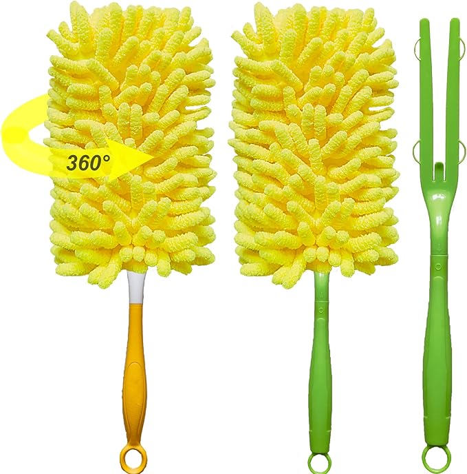 Amazon.com: Reusable Duster for Swiffer, 2 Refills +1 Handle, 360 Heavy ...