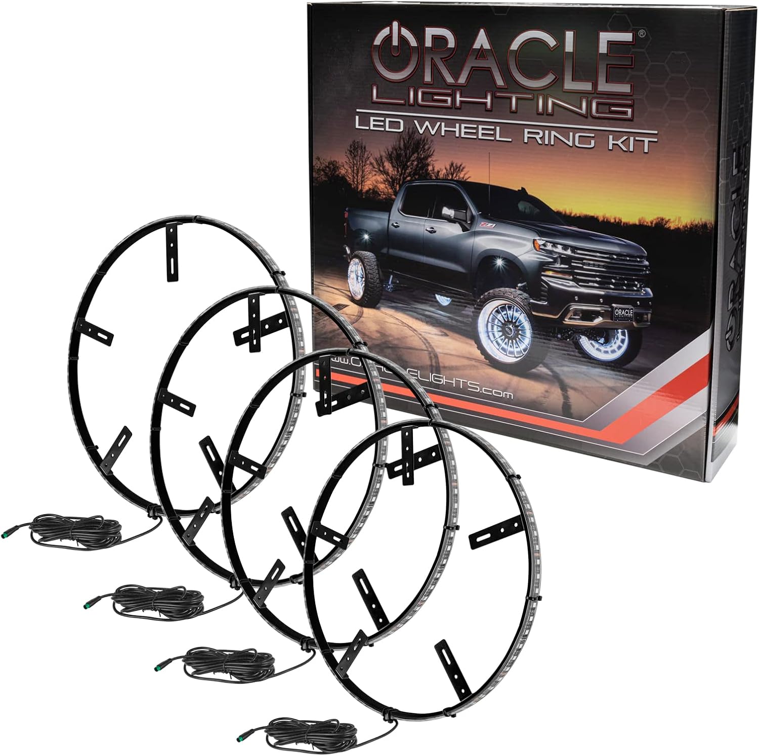 Amazon.com: ORACLE Lighting ColorSHIFT RGB+W Illuminated Wheel Rings ...