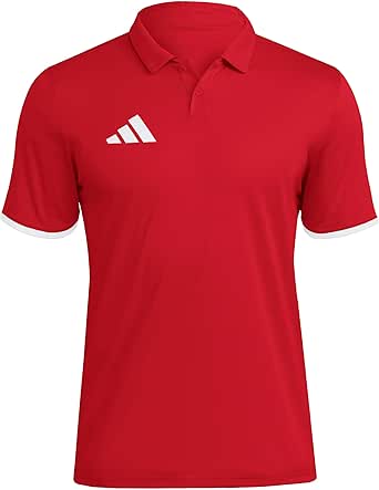 adidas Homme Entrada26 Polo Shirt, team power red 2/white, L Tall ...