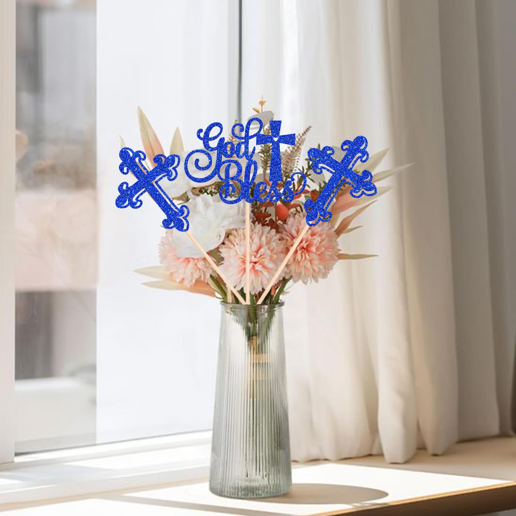 Holy Sticks 12 Pcs First Holy Communion Centerpiece Sticks - Baptism ...