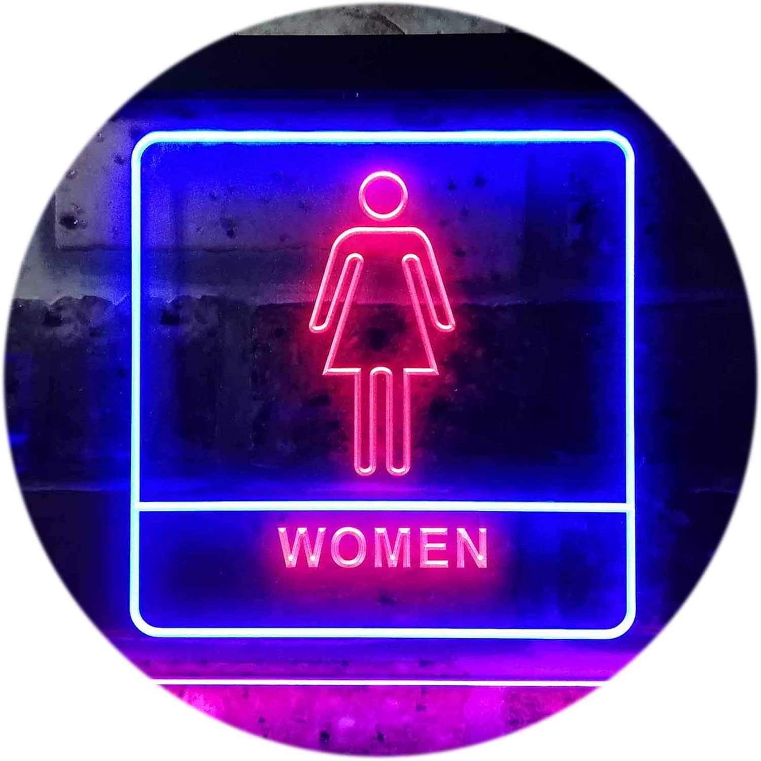 Amazon.com : ADVPRO Women Toilet Restroom WC Display Dual Color LED ...