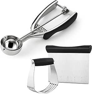 Amazon.com: Spring Chef Multifunctional Medium Cookie Scoop & Stainless ...