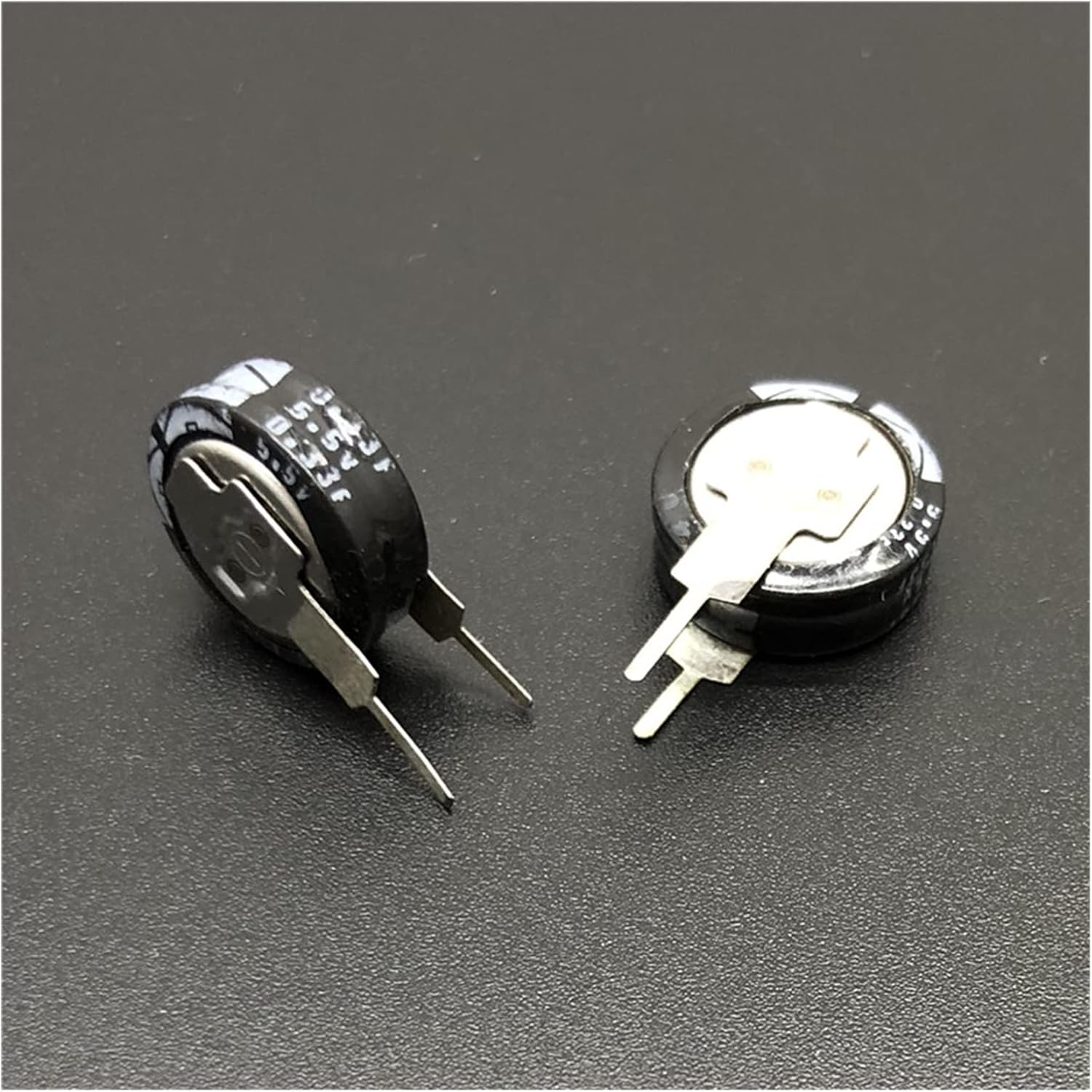 Amazon.com: Saturey Capacitor 2Pcs/10Pcs/50Pcs 0.33F 5.5V Elna DXJ ...