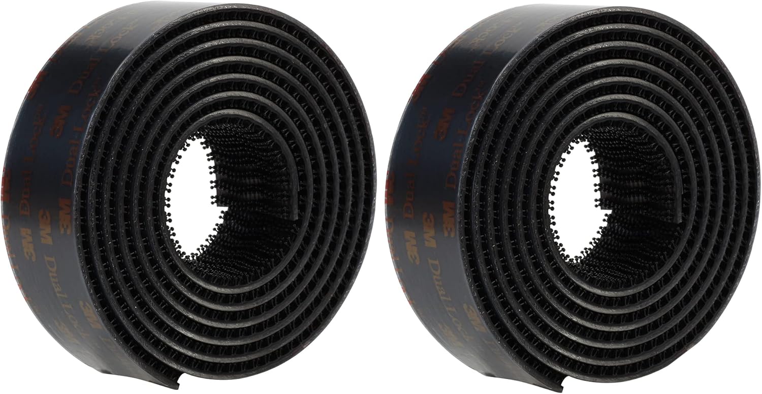 Dual Lock SJ3550 1" × 3.9 Ft 2 Rolls Reclosable Fastener Interlocking ...