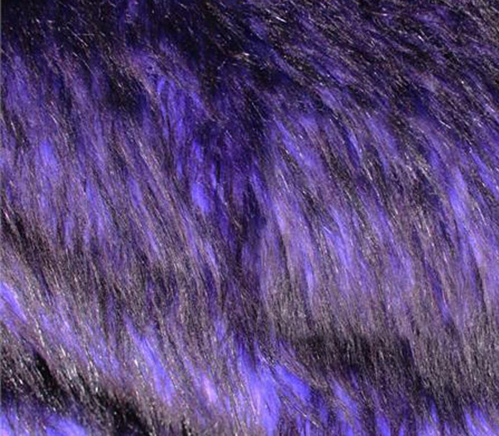Amazon.com: Faux Fake Animal Fur Fabric Long Pile Alaskan Huskies ...