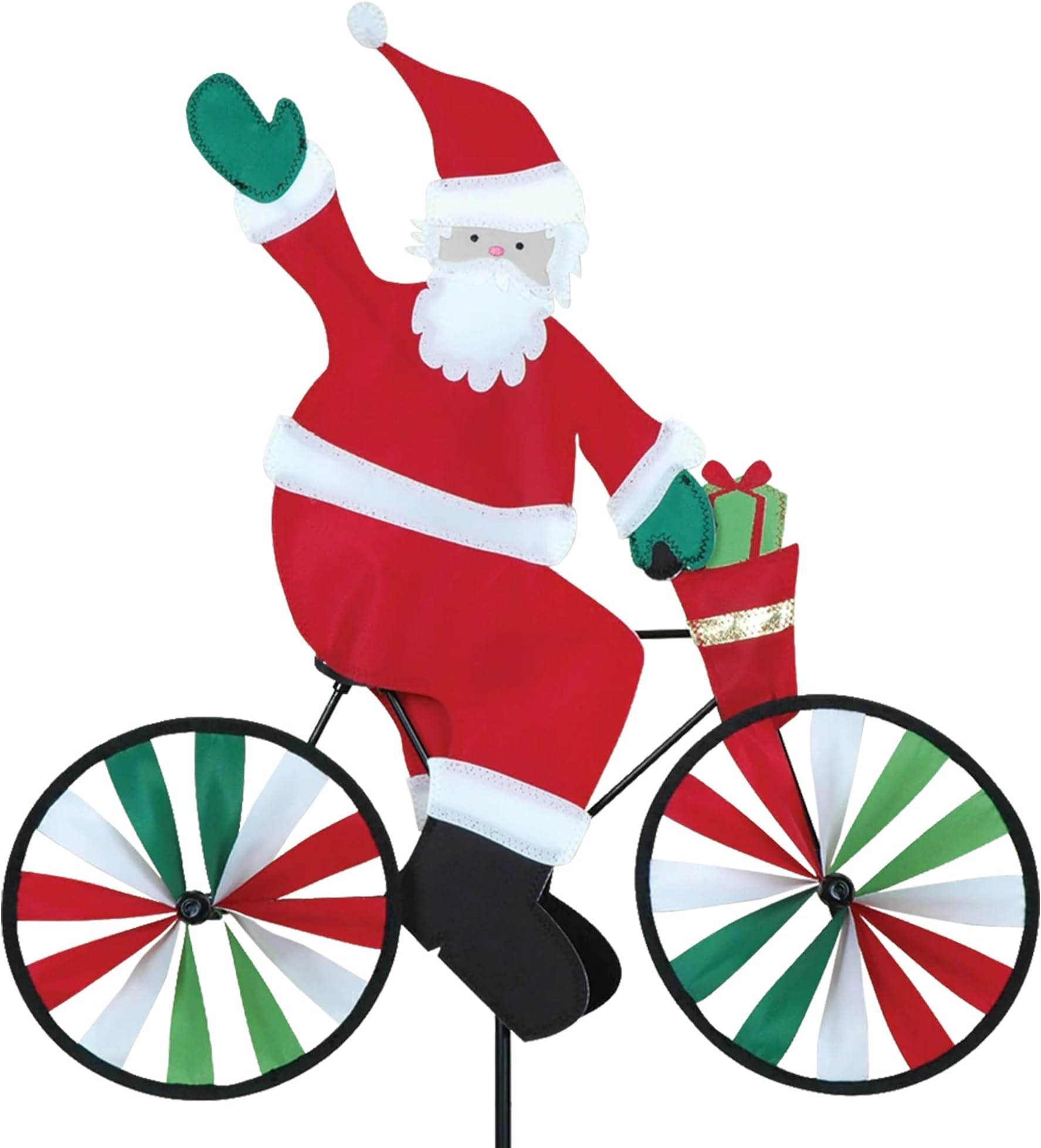 Amazon.com: Bike Spinner Santa 30" – Jolly Christmas Design, Weather ...