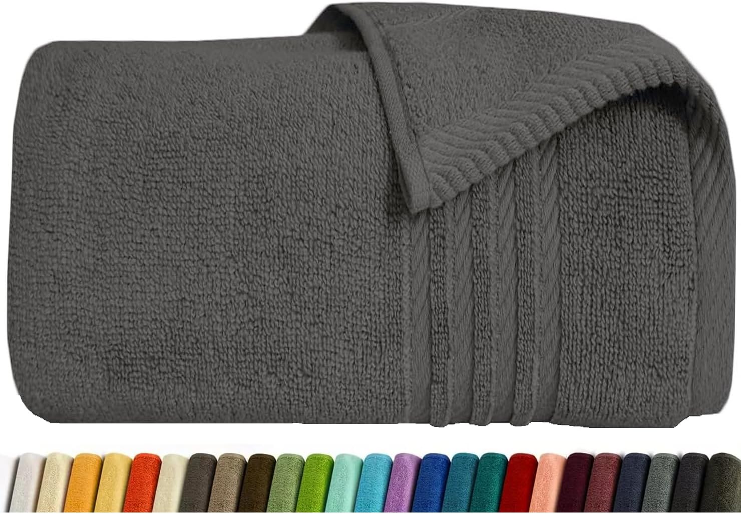 Extra Large Super Jumbo Bath Sheet Towels 100 x 200 cm, 600-GSM Ultra ...