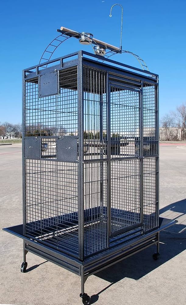 Rod Iron Large Bird Cages Large Bird Cage Wrought Iron Bird Cage With