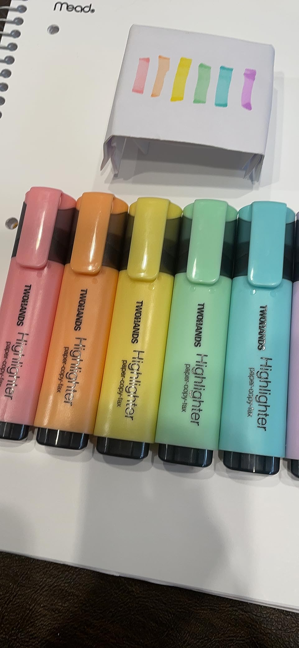 $2/mo - Finance TWOHANDS Highlighters, 8 Assorted Pastel Colors, Chisel ...