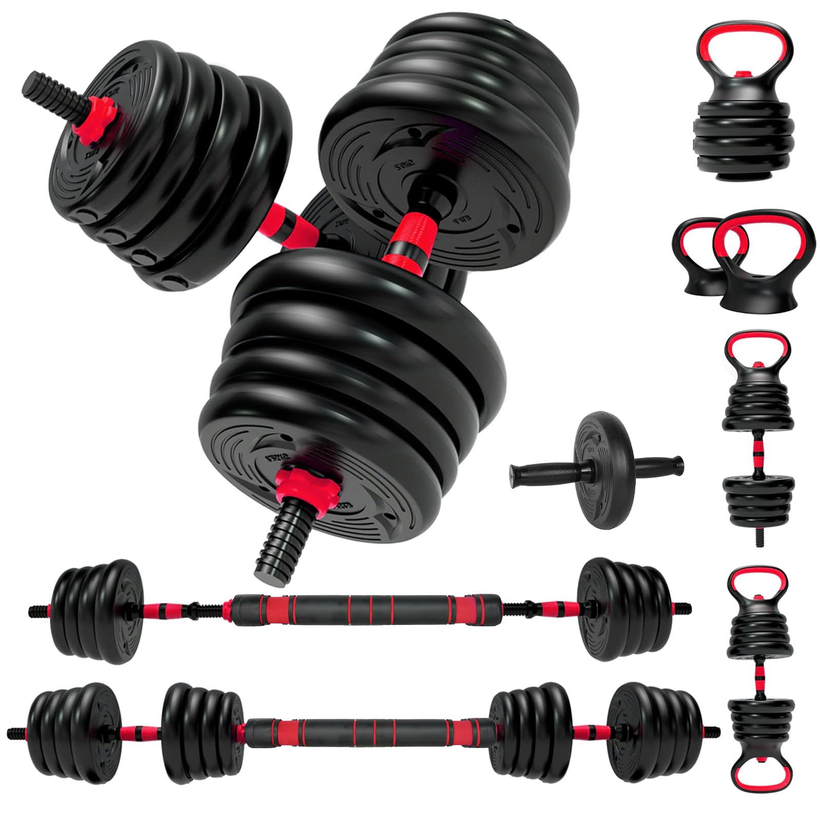 (8 in 1-20kg) Li Fitness Adjustable Dumbbells Weights Set, Weight Set ...