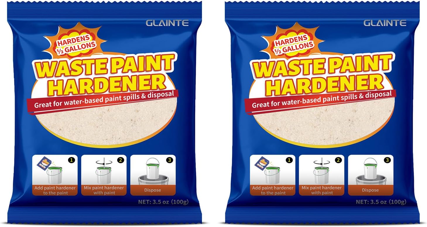 GLAINTE Waste Away Paint Hardener Fast Acting Solid Hardener - Paint ...
