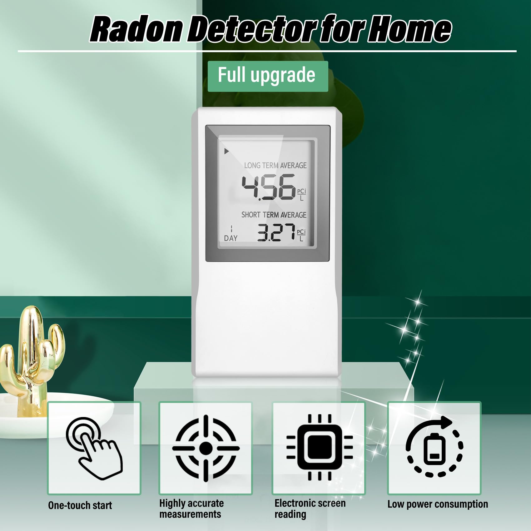 Snapklik.com : Radon Detector For Home, Allows Short And Long Term ...