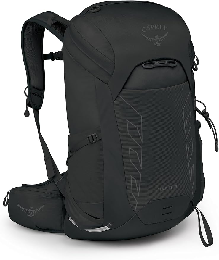 Amazon.com : Osprey Tempest 26L Women's Lightweight Hiking Backpack with Hipbelt, Black/Coal ...