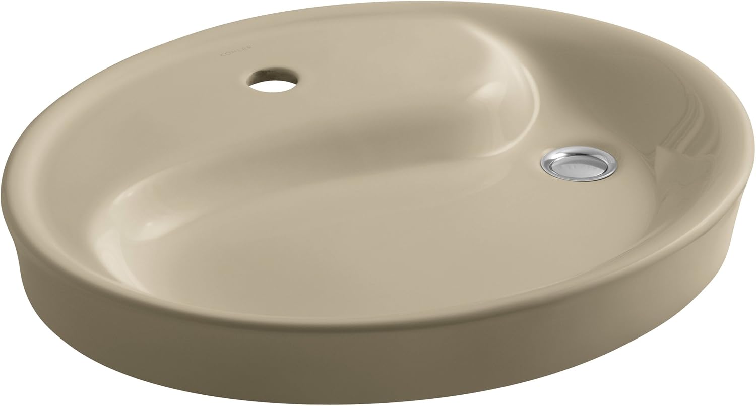 KOHLER K-2353-1-33 Yin Yang Wading Pool Bathroom Sink with Single-Hole ...
