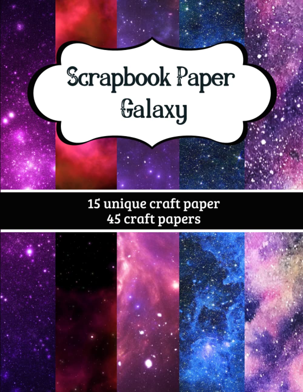 Scrapbook Paper Galaxy | Craft Paper Galaxy Theme: Galaxy Paper 8.5 x ...