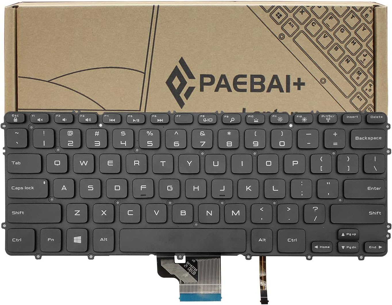 Amazon.com: PAEBAI+ Replacement Laptop Keyboard Backlight for Dell ...