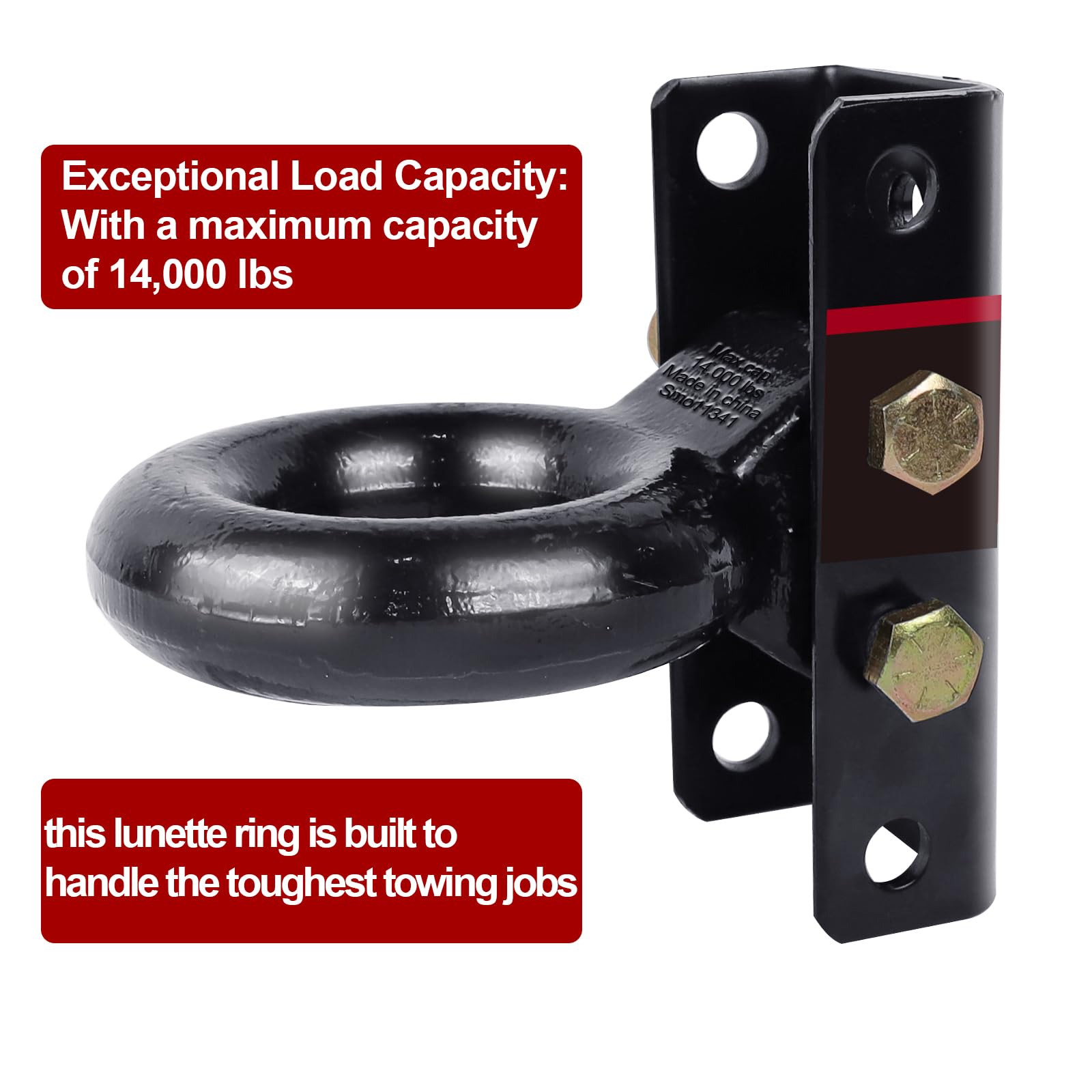 Snapklik.com : NBJINGYI Heavy Duty Cast Adjustable Lunette Ring 14000lbs
