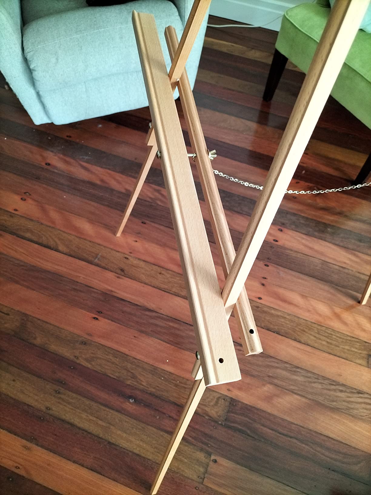 MEEDEN Wooden Easel Stand for Display: Black Wood Tripod for Wedding Sign - Poster Board Holder ...