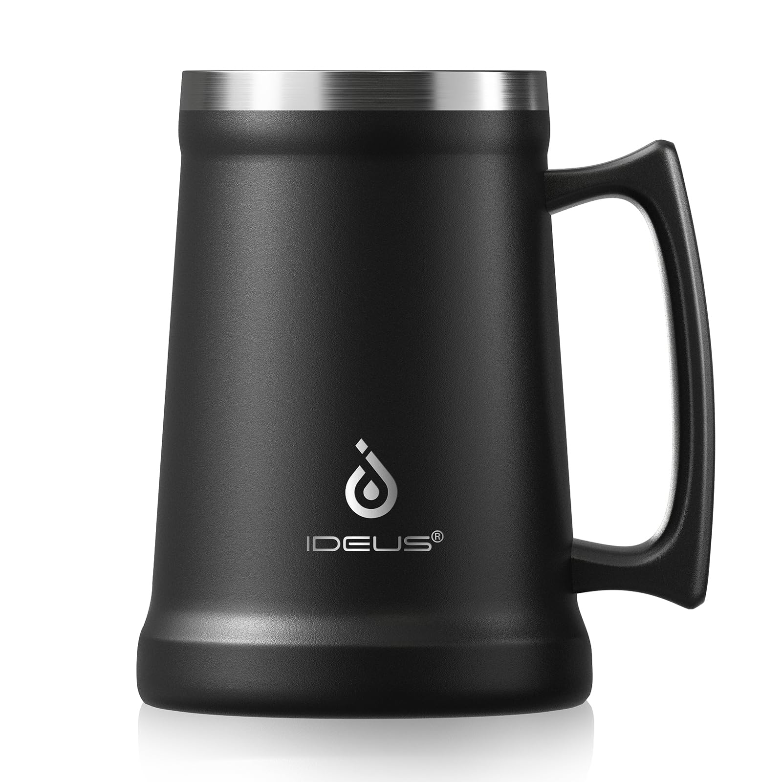 Ideus Insulated Beer Stein, 710/1000ml Stainless Steel Double Walled ...
