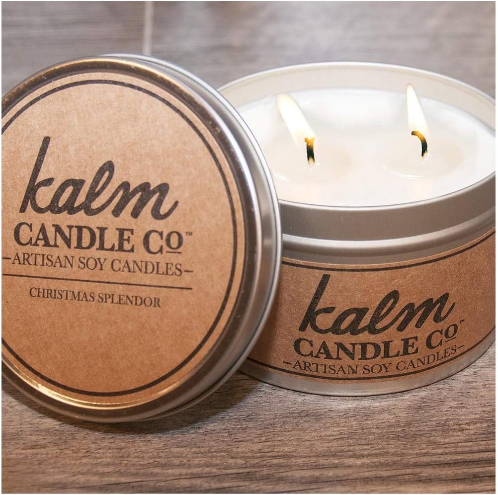 Amazon.com: The Candle Cottage KC102 Kalm Collection Tin - Christmas ...