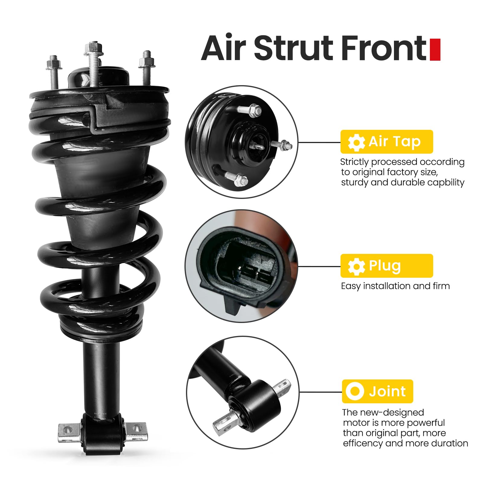 VIGOR Front Air Shock Absorber Compatible with 2007-2014 Cadillac ...