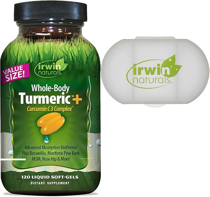 Amazon.com: Irwin Naturals Whole Body Turmeric+ Curcumin C3 Complex ...