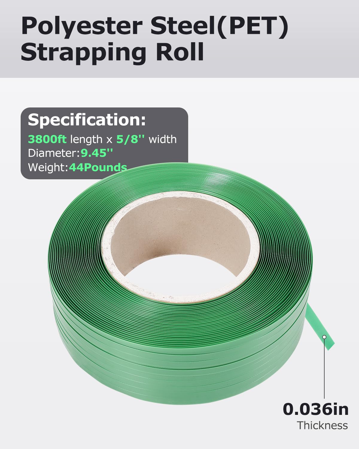 Heavy Duty Packaging Green Strapping Banding Rolls Use With Strapping ...